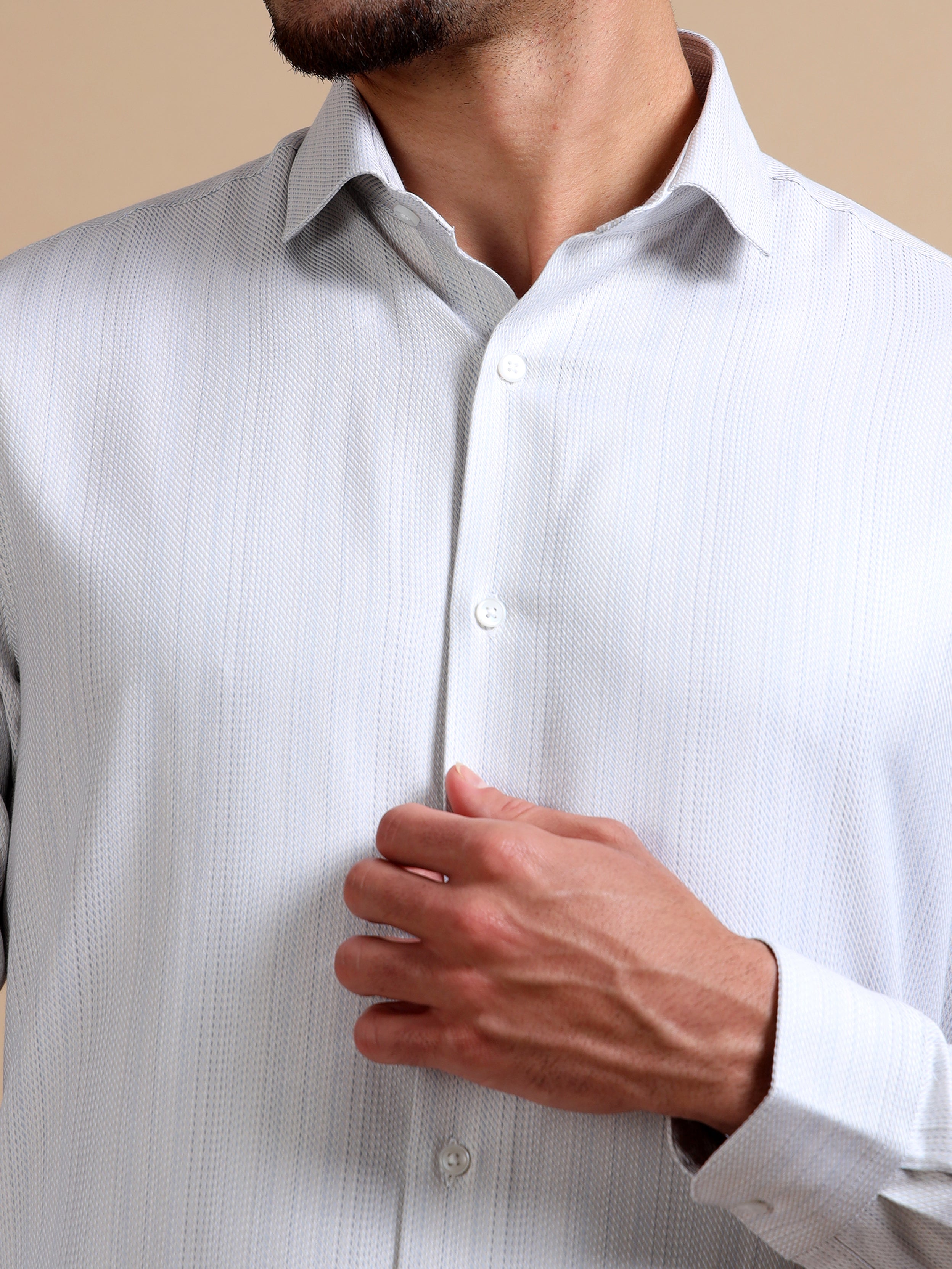 Light Formal Stripe Shirt – Kaapus