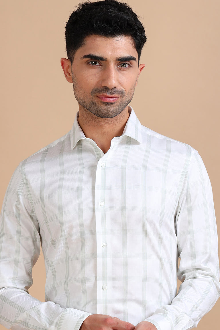 Executive Classic Mint Plaid Shirt – Kaapus