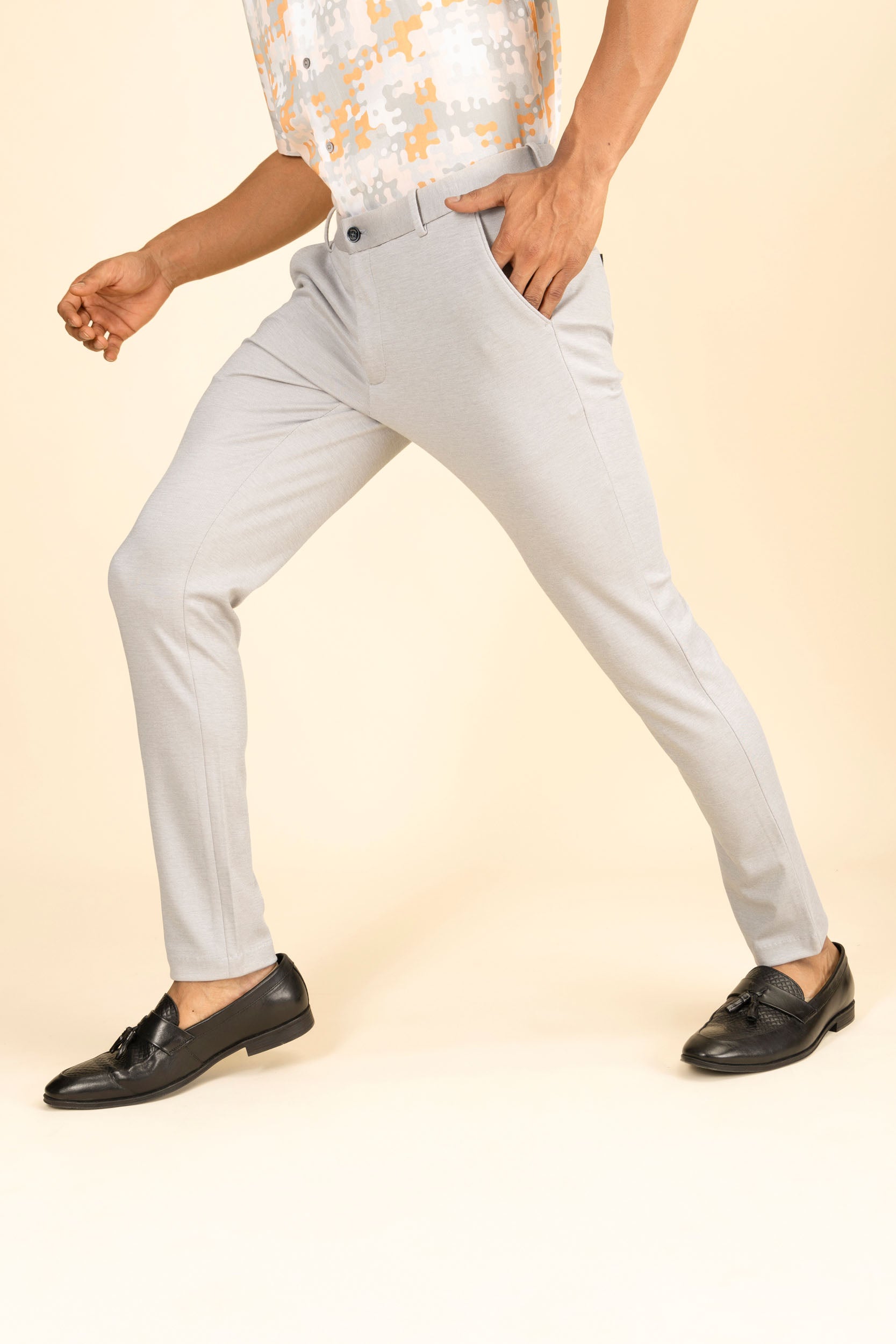 Light Grey 4 Way Stretch Port Pants – Kaapus