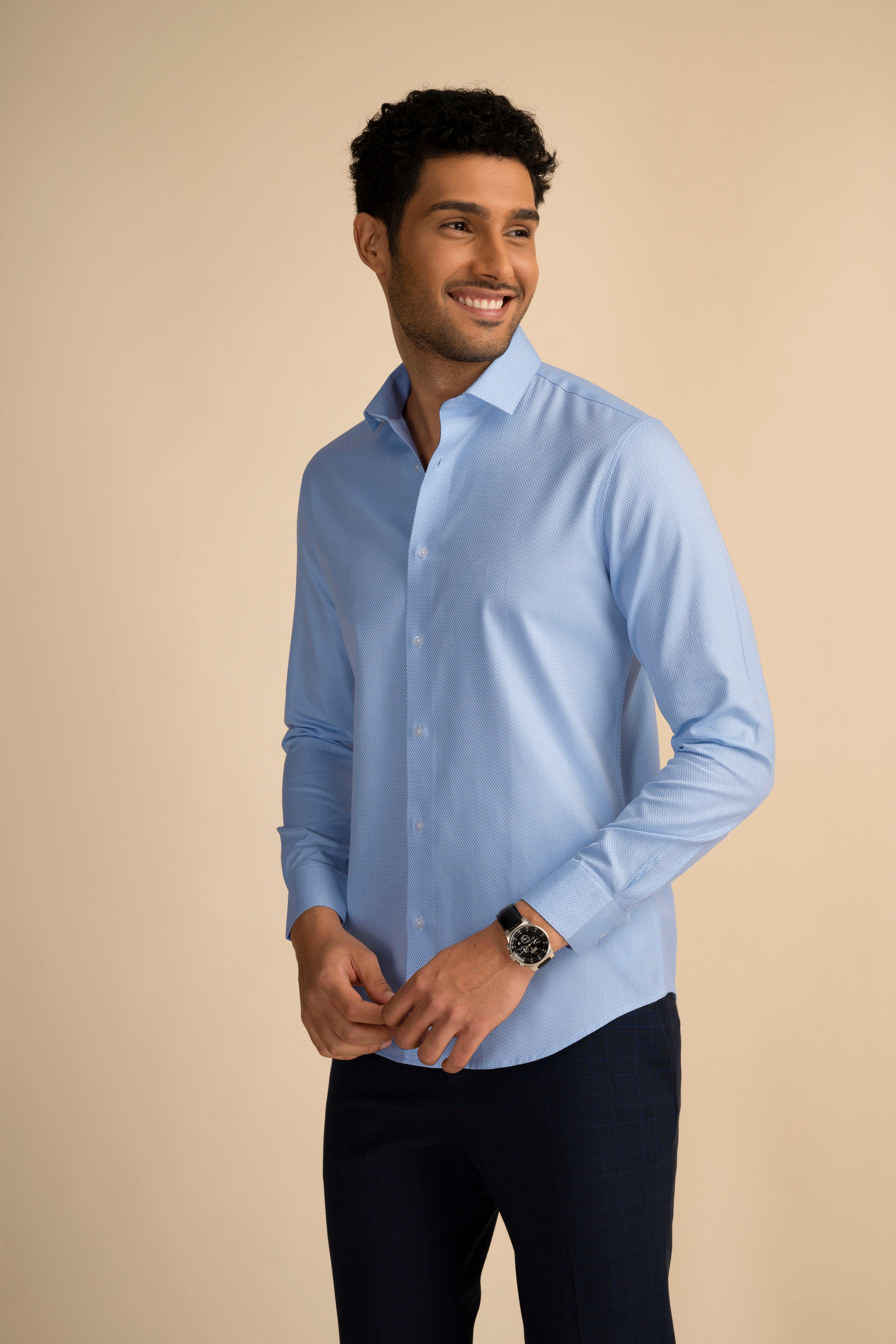 Blue Microdot Shirt EOSS – Kaapus