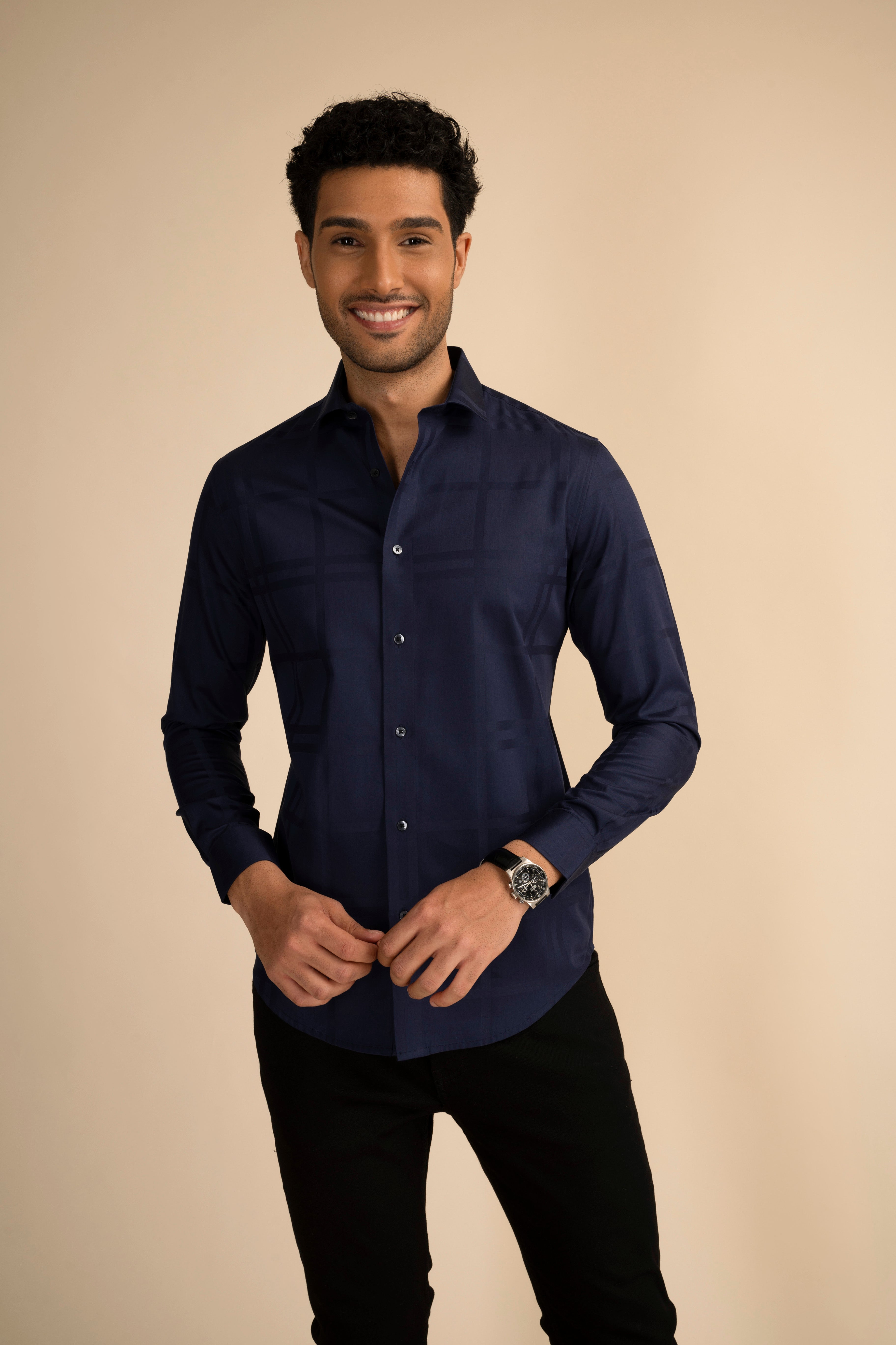 Tartan Navy Shirt EOSS – Kaapus