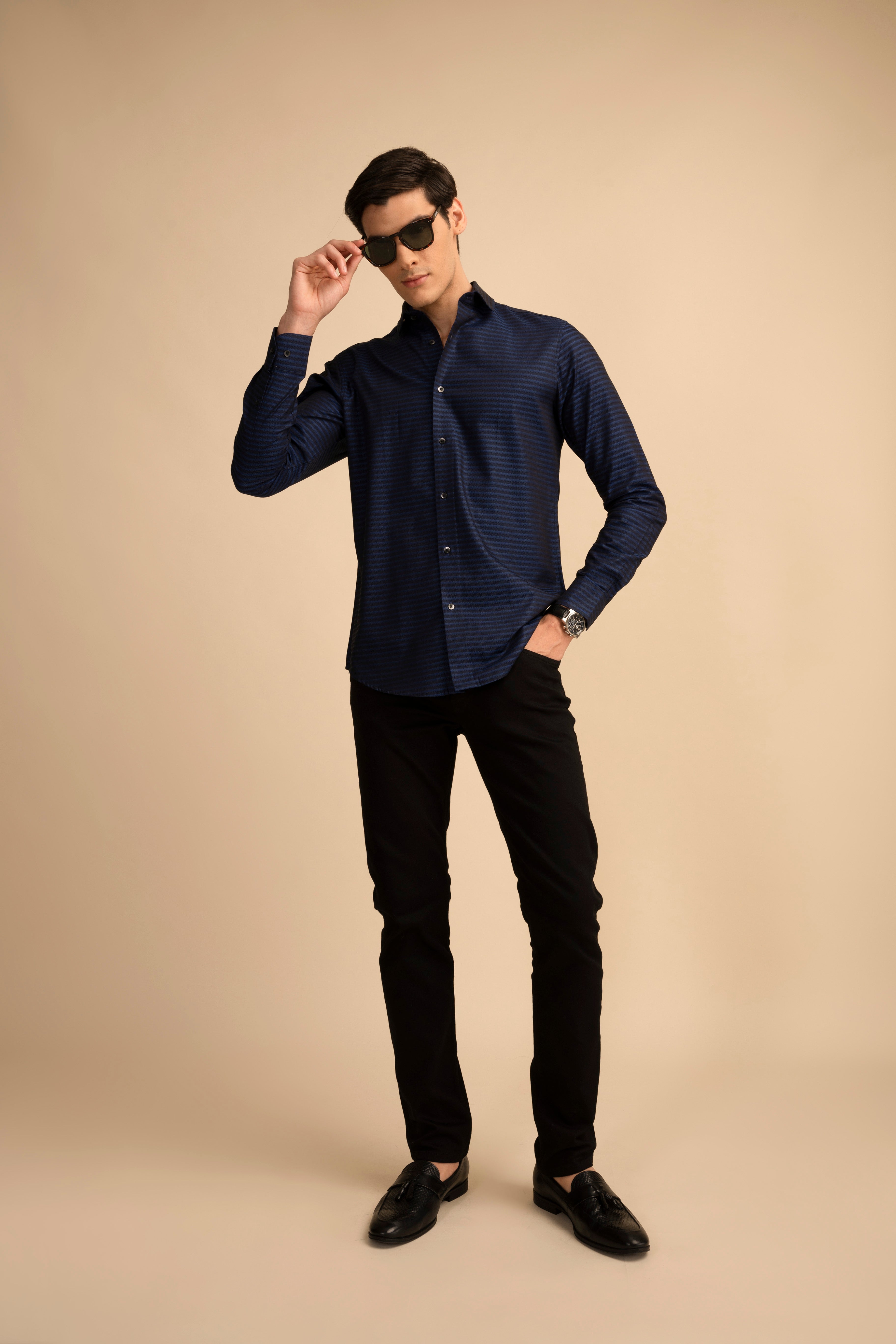 Navy Breton Shirt EOSS – Kaapus
