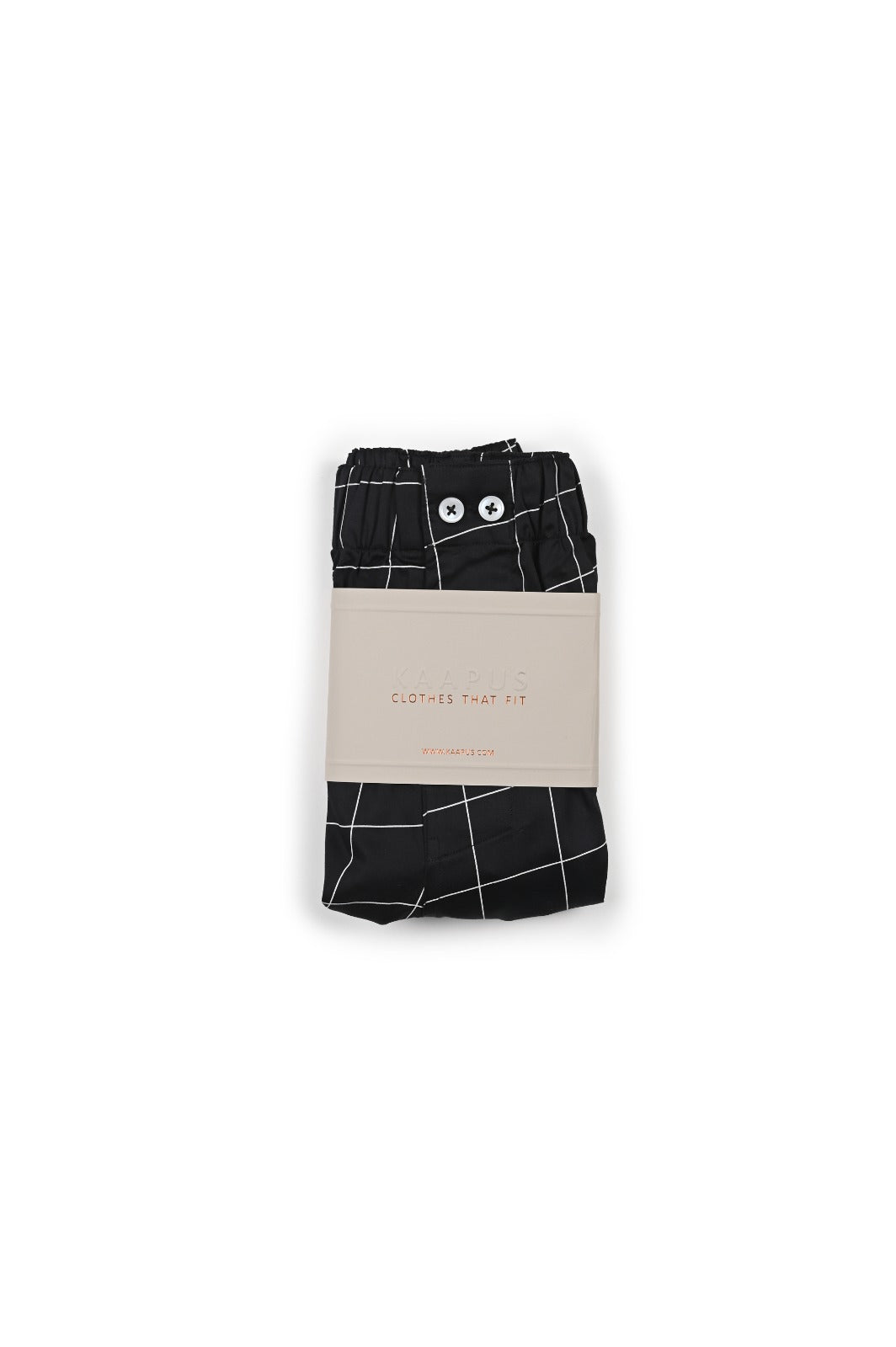 Black Check Bed Boxer – Kaapus