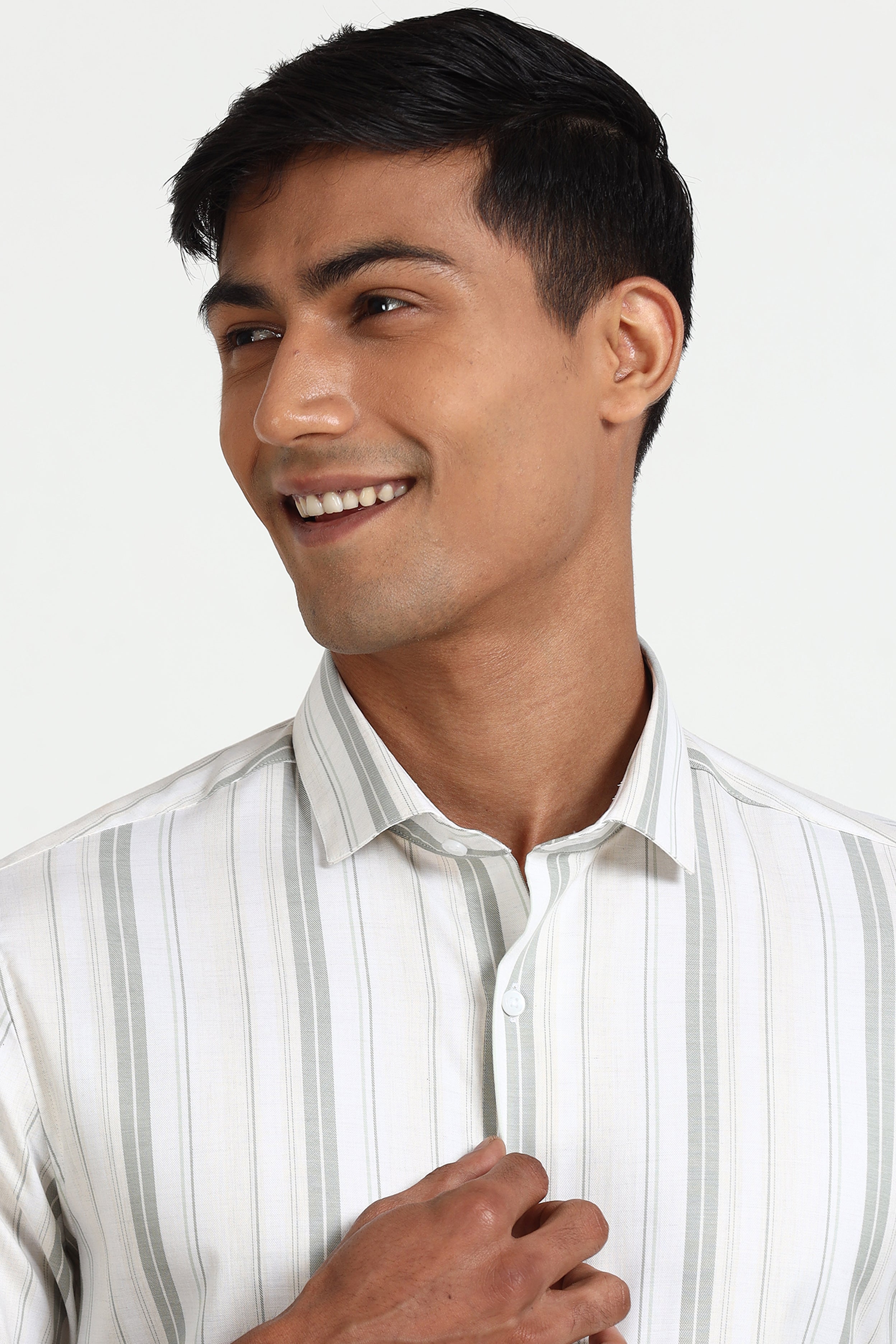 Stripe Green Premium Shirt – Kaapus